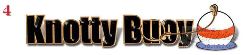 Knotty Rope Lettering - Marine Graphics