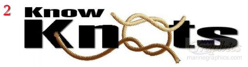 Knotty Rope Lettering - Marine Graphics