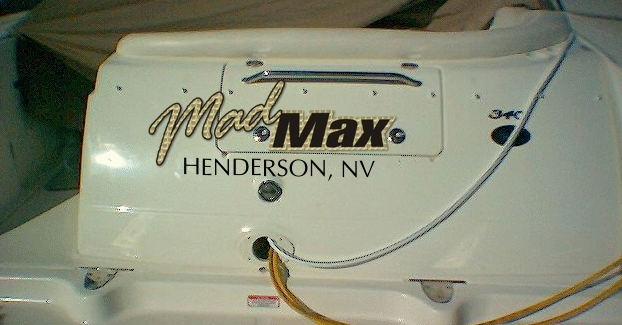 Mad Max Boat Graphic - Nevada - Boat Lettering