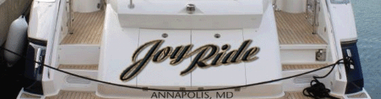 Custom Boat Lettering - Boat Lettering