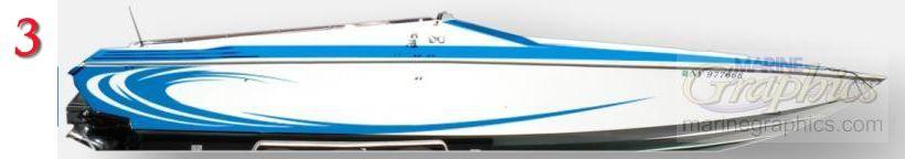 Boat Wrap and striping designs