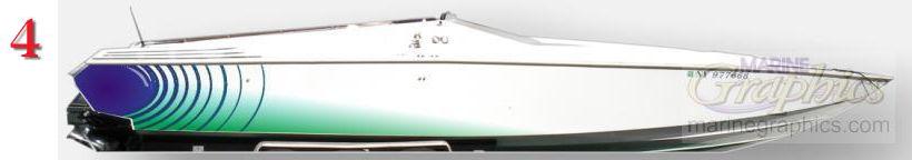 Boat Wrap and striping designs