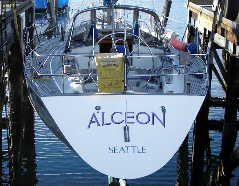 Custom Boat Lettering Design Service by Marine Graphics