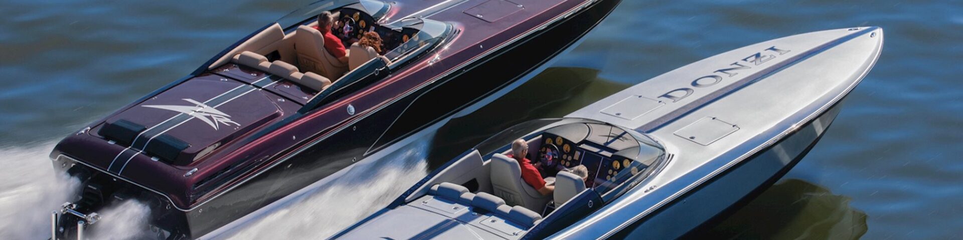 Diggin Donzi boat graphic - Boat Lettering