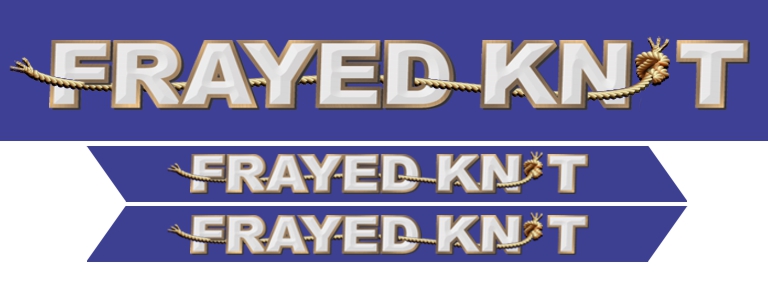 Frayed Knot Boat graphics - Boat Lettering