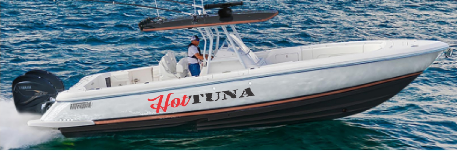 Hot Tuna Boat Graphics - Boat Lettering