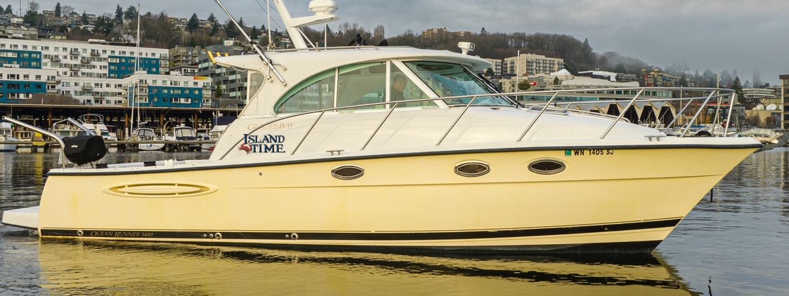 Island Time boat graphics - Boat Lettering