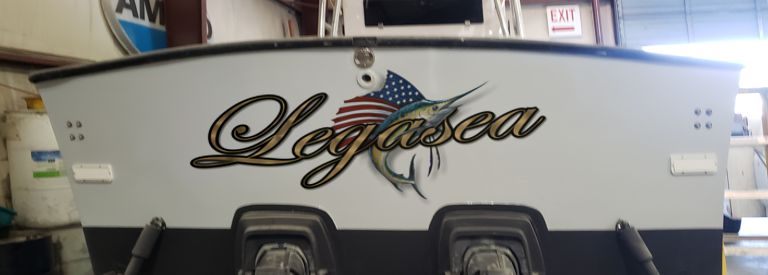Legasea Boat Lettering - Miami - Boat Lettering