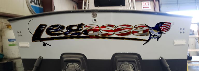 Legasea Boat Lettering - Miami - Boat Lettering