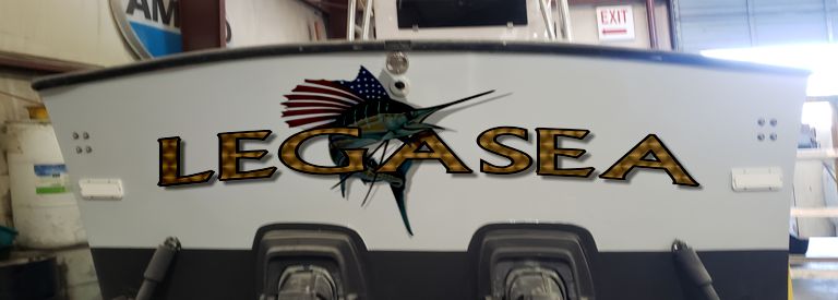 Legasea Boat Lettering - Miami - Boat Lettering