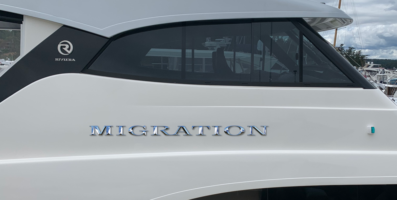 Migration boat lettering ideas - Mexico/Alaska - Boat Lettering
