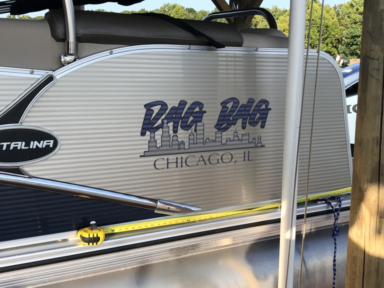 Rag Bag Boat graphics ideas - Chicago - Boat Lettering